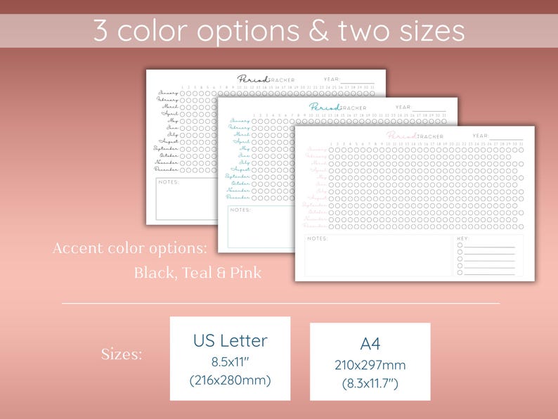 Printable Period Tracker | Menstrual Cycle Tracker PDF | Learn About ...