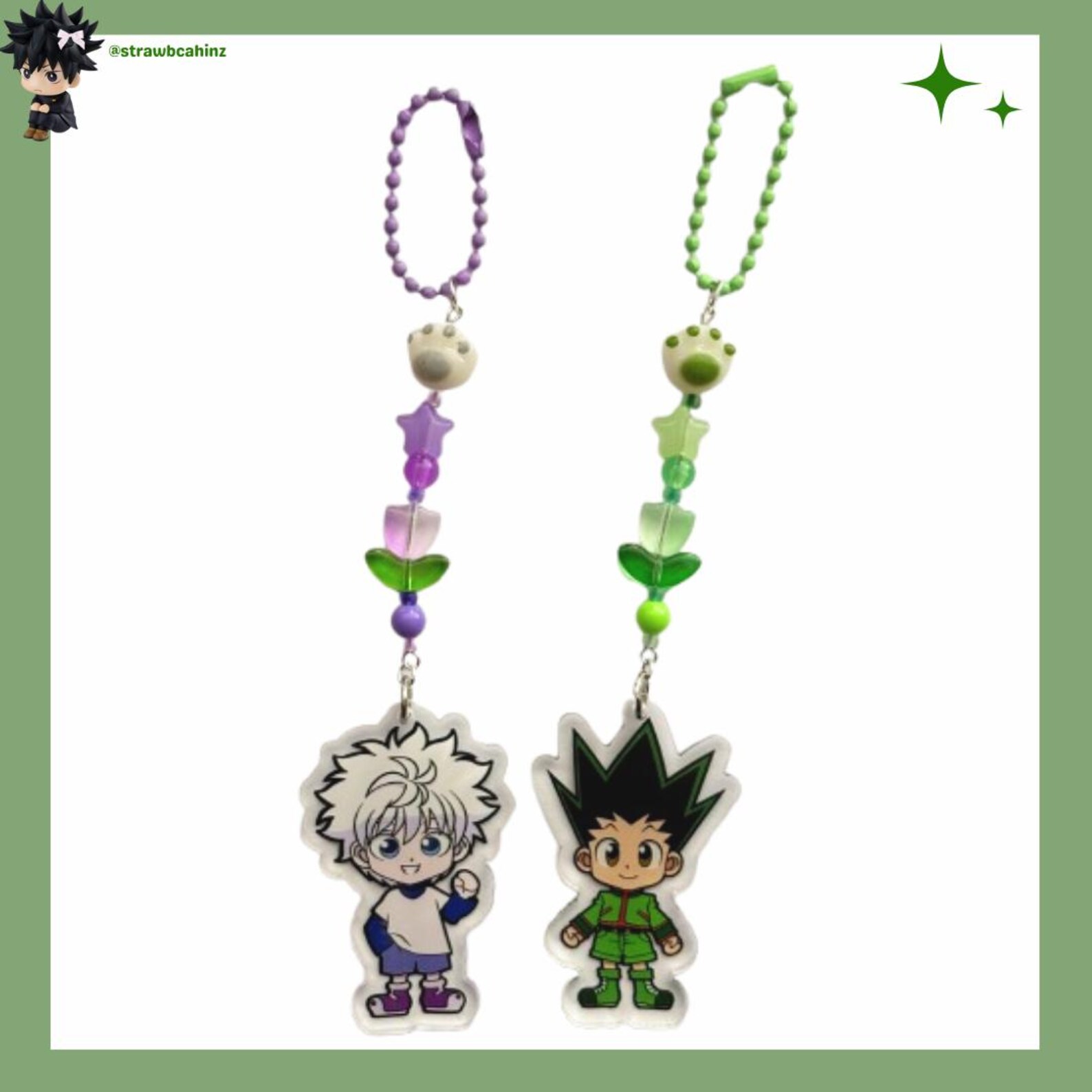 Hunter X Hunter / Gon & Killua Keychains - Etsy