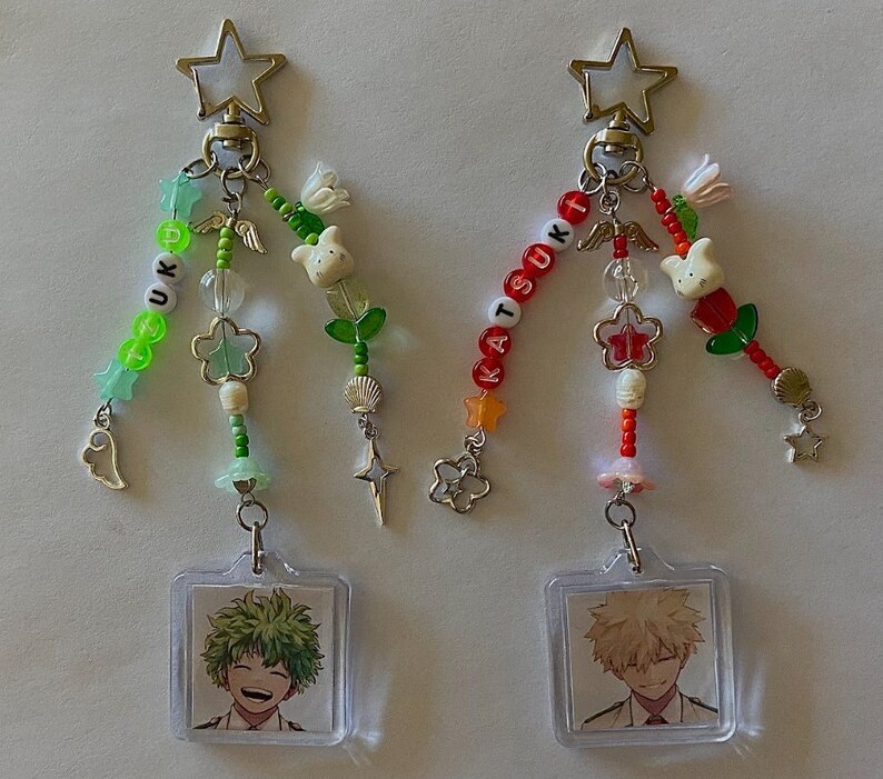 Bakudeku Matching Keychains / Bakugou & Deku Keychains - Etsy