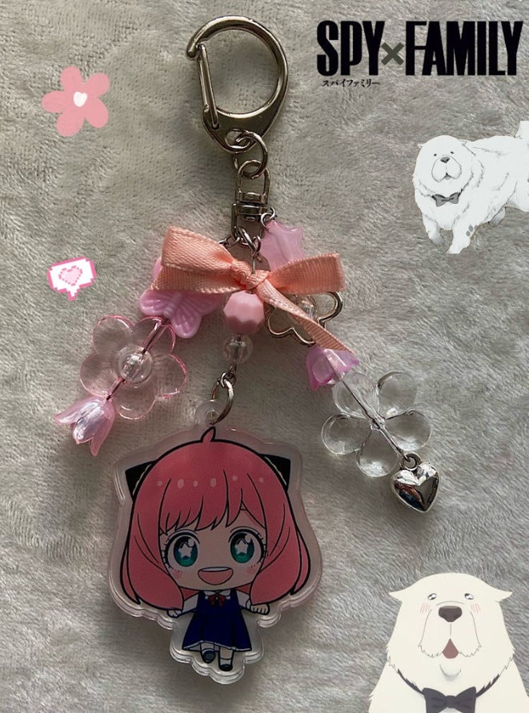 Anya Forger Spy X Family Keychain - Etsy