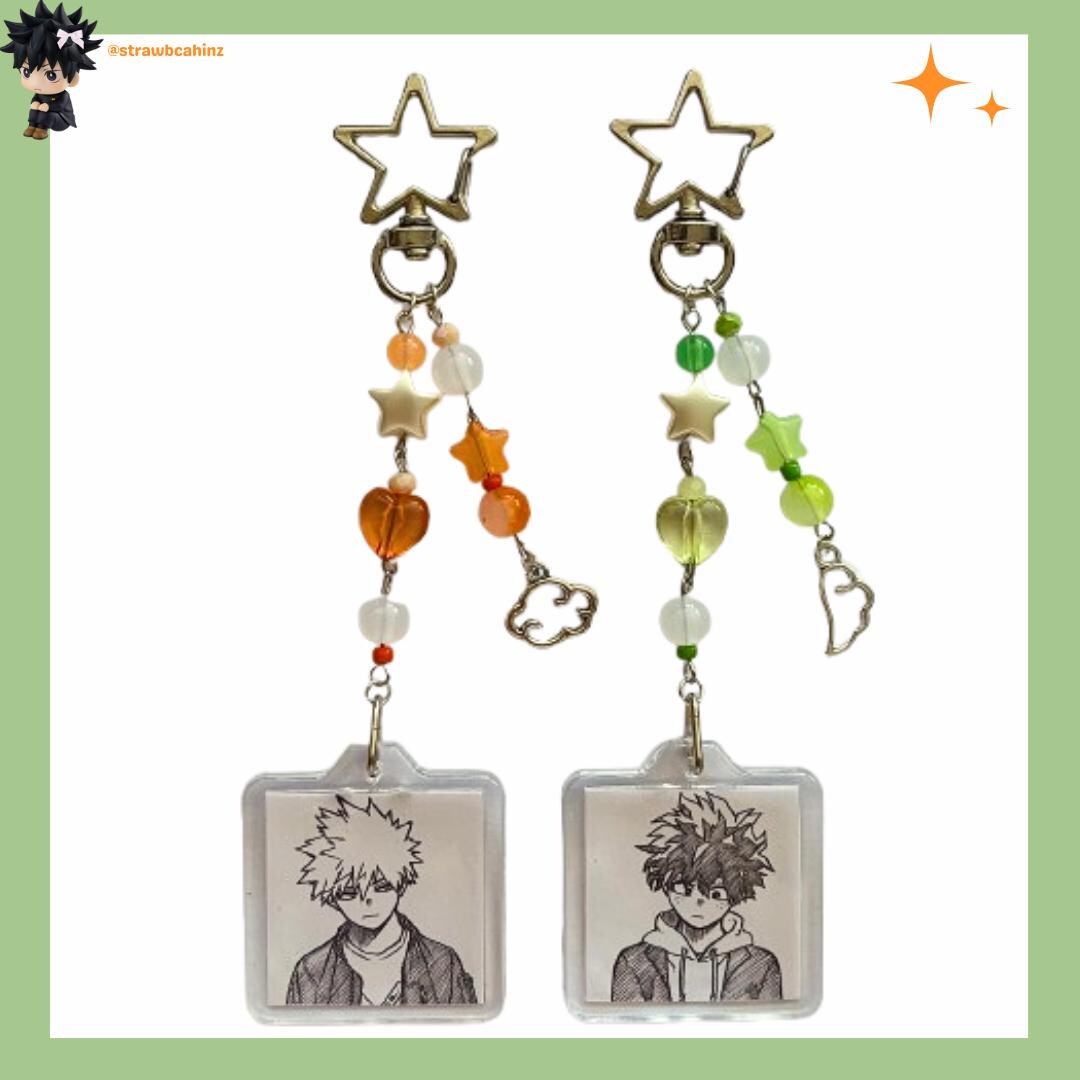 Bakudeku Keychains / My Hero Academia / Bakugou Katsuki / Izuku ...