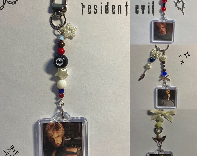 Leon Kennedy Keychains Resident Evil - Etsy