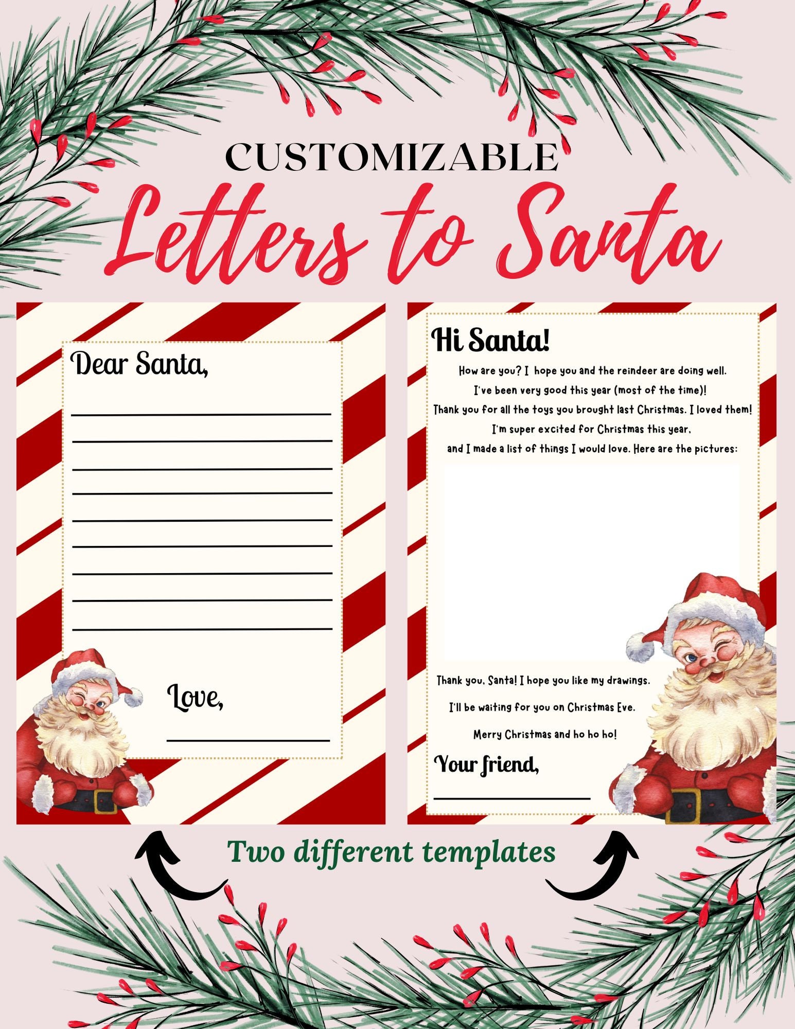 Letters From Santa Bundle - Etsy