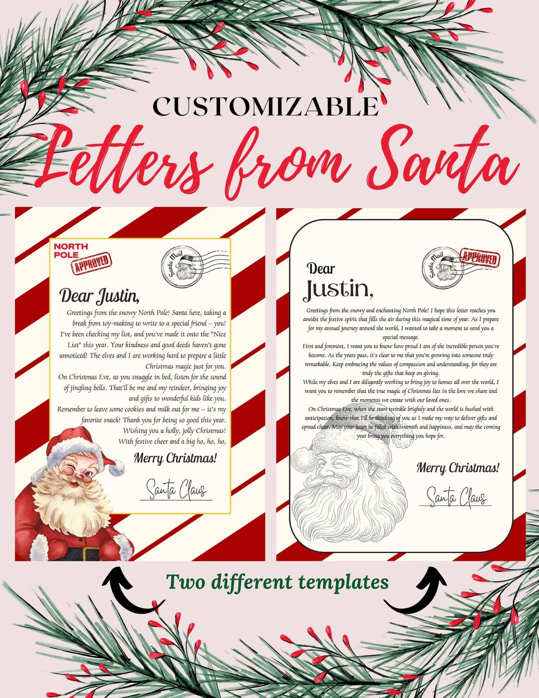 Letters From Santa Bundle - Etsy