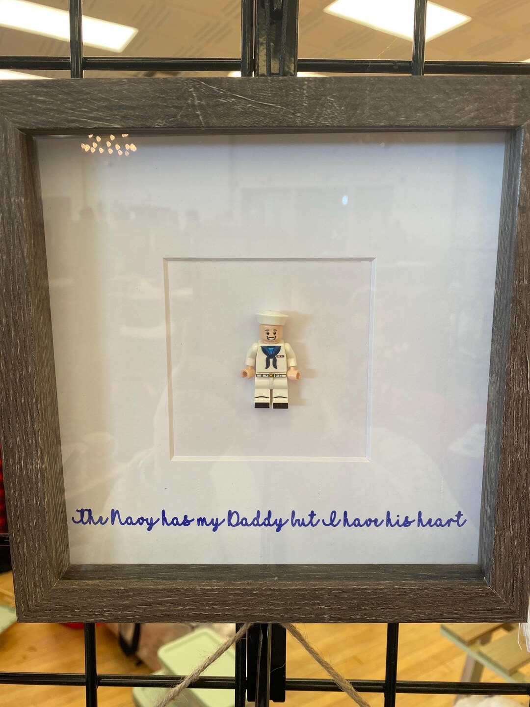 Navy Sailor Shadow Box - Etsy