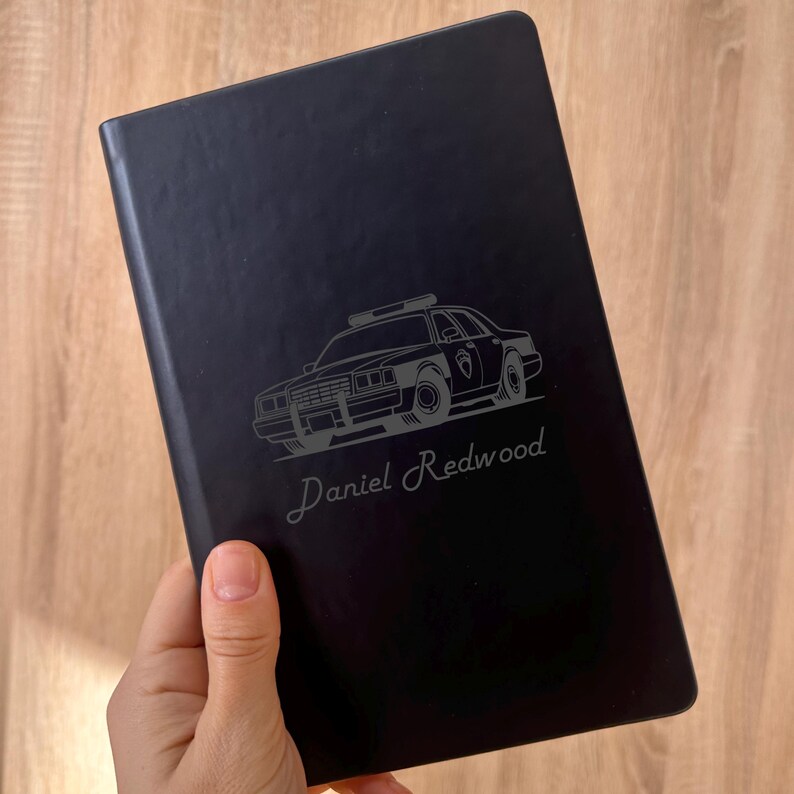 Personalized Policeman Gift Set, Custom Engraved Notebook Pen Bracelet ...