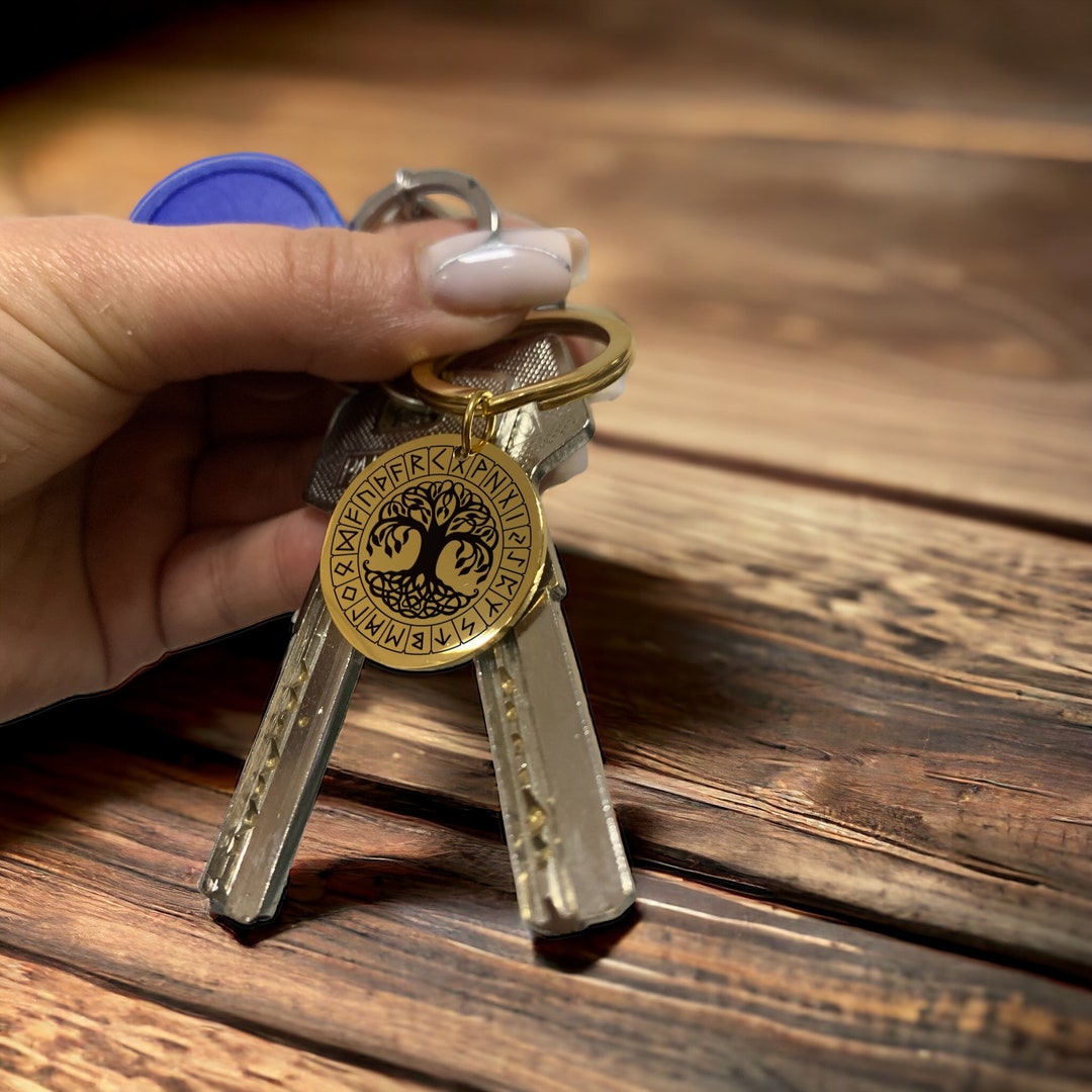 Rune Keychain - Viking Jewelry - Custom - Rune - Women Viking - Norse ...