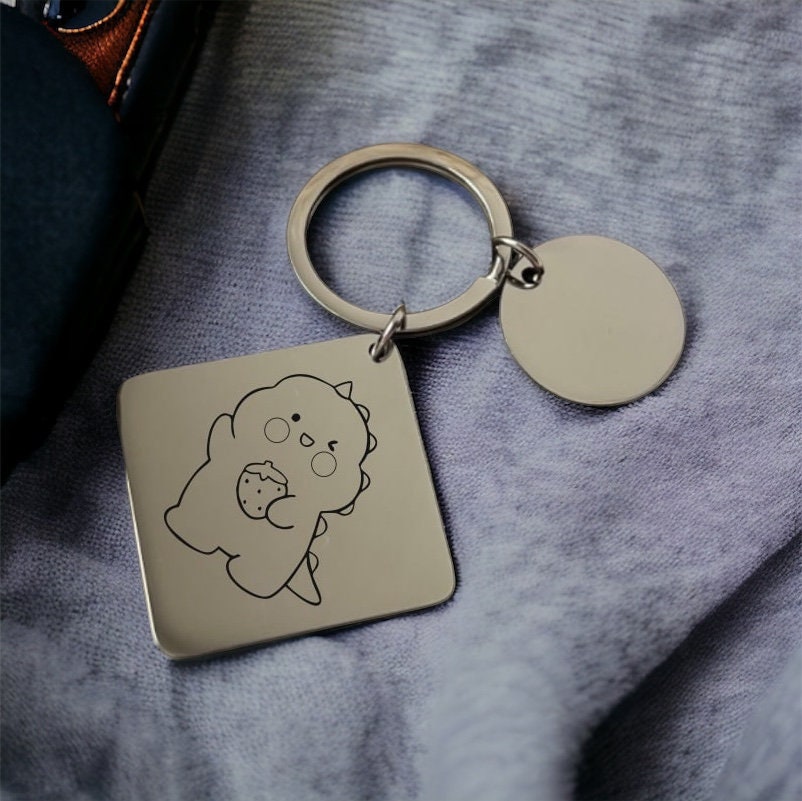 Miffy Charm Keychain, Cute Frog Keychain, Animal Keychain, Kawaii Frog ...