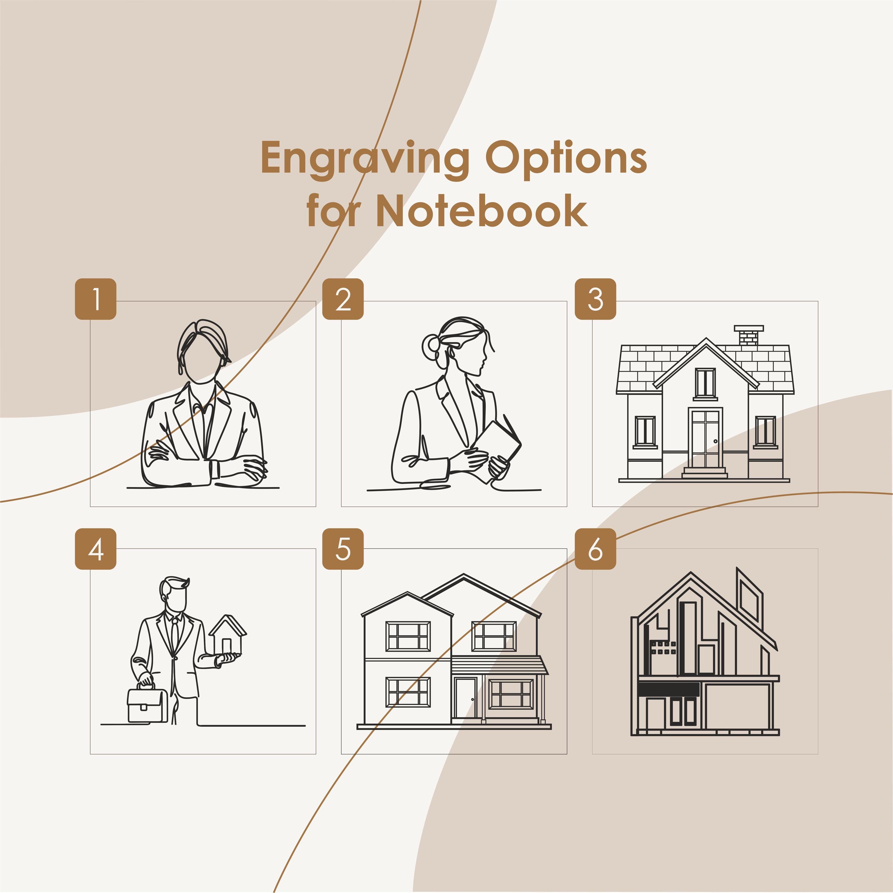 Custom Realtor Gift Set, Engraved Notebook, Pen, Keychain, Flash Drive ...