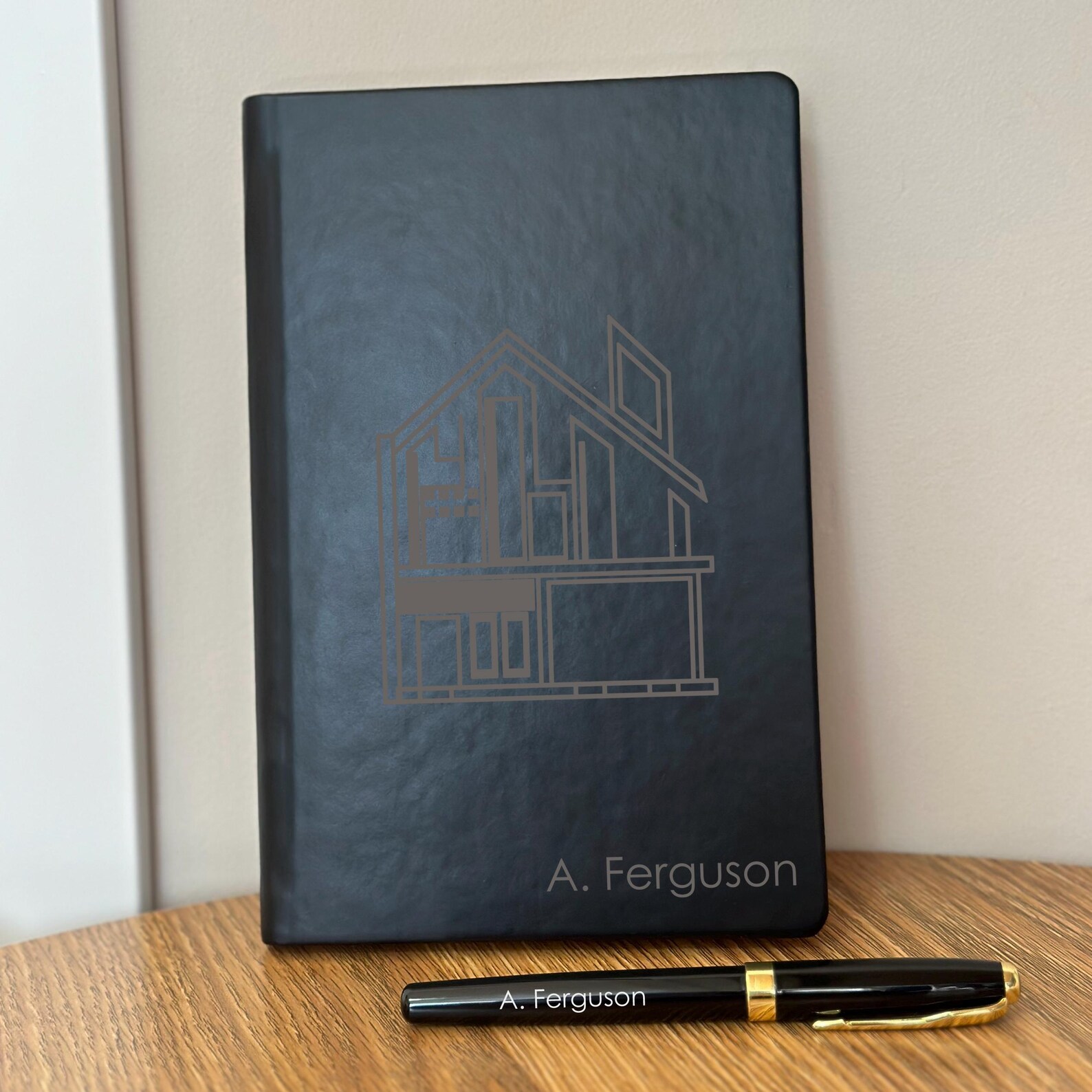 Custom Realtor Gift Set, Engraved Notebook, Pen, Keychain, Flash Drive ...