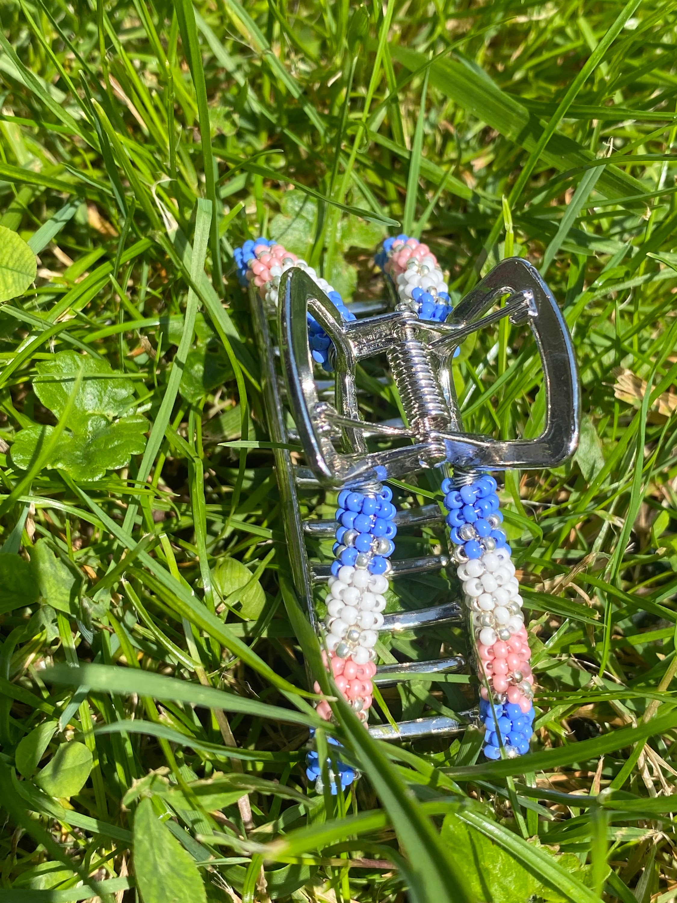 Beaded Claw Clip - Etsy