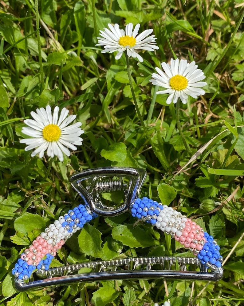 Beaded Claw Clip - Etsy