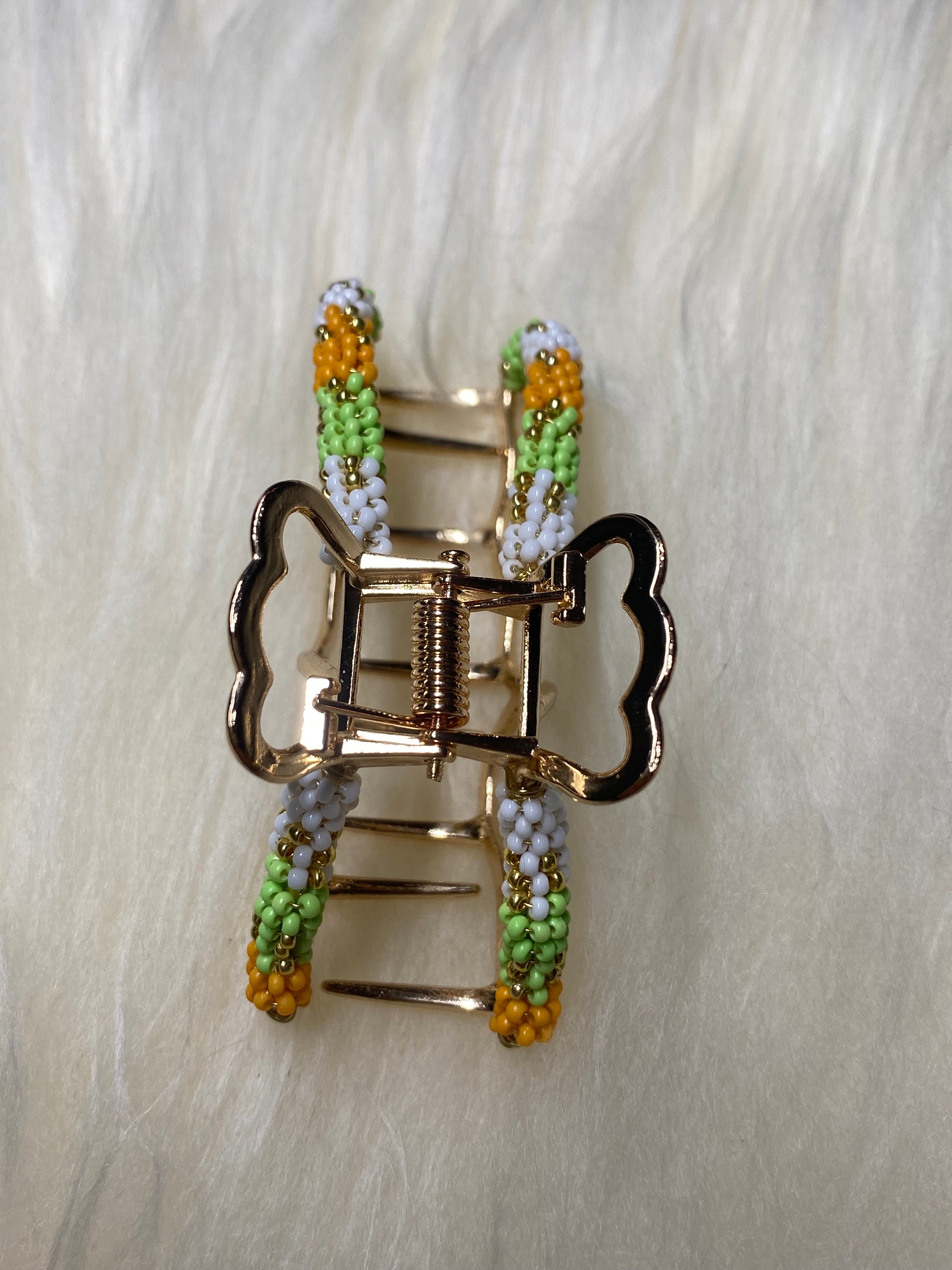 Beaded Butterfly Claw Clip - Etsy