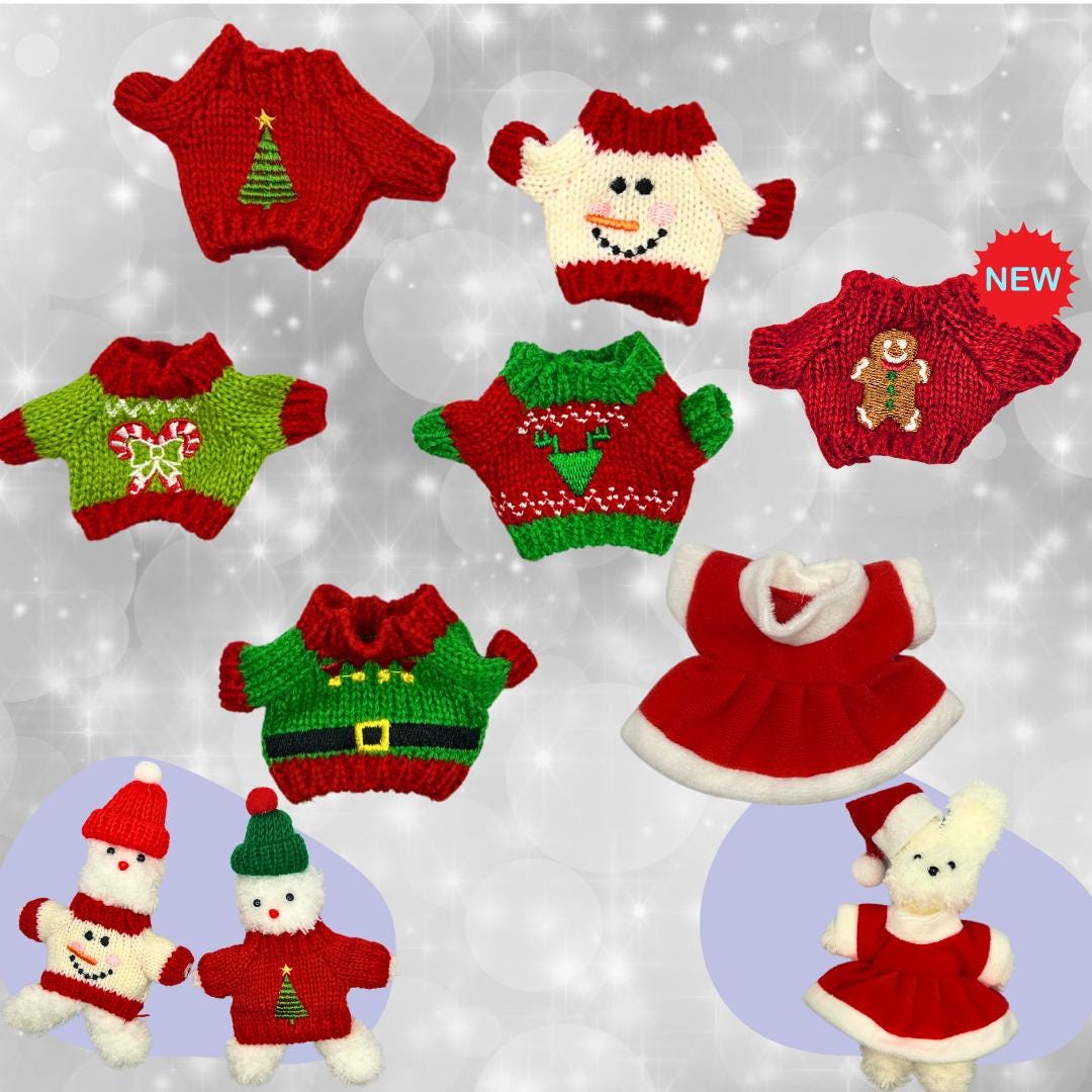 Holiday Miniature Clothes for a Doll - Etsy