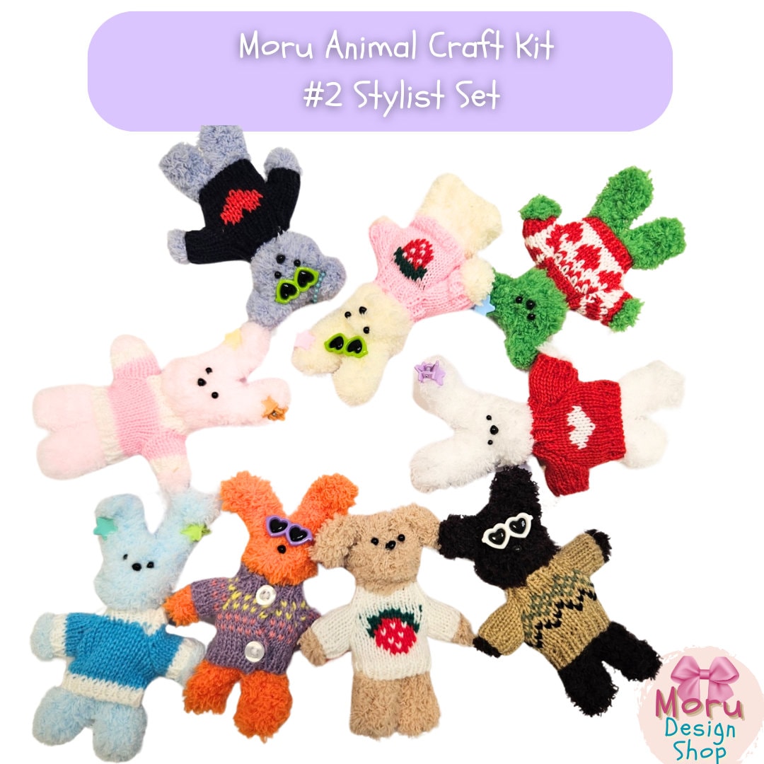 Moru Wire Kit #2 Stylist Set - DIY Fur Wrapped Pipe Cleaners Kit With ...