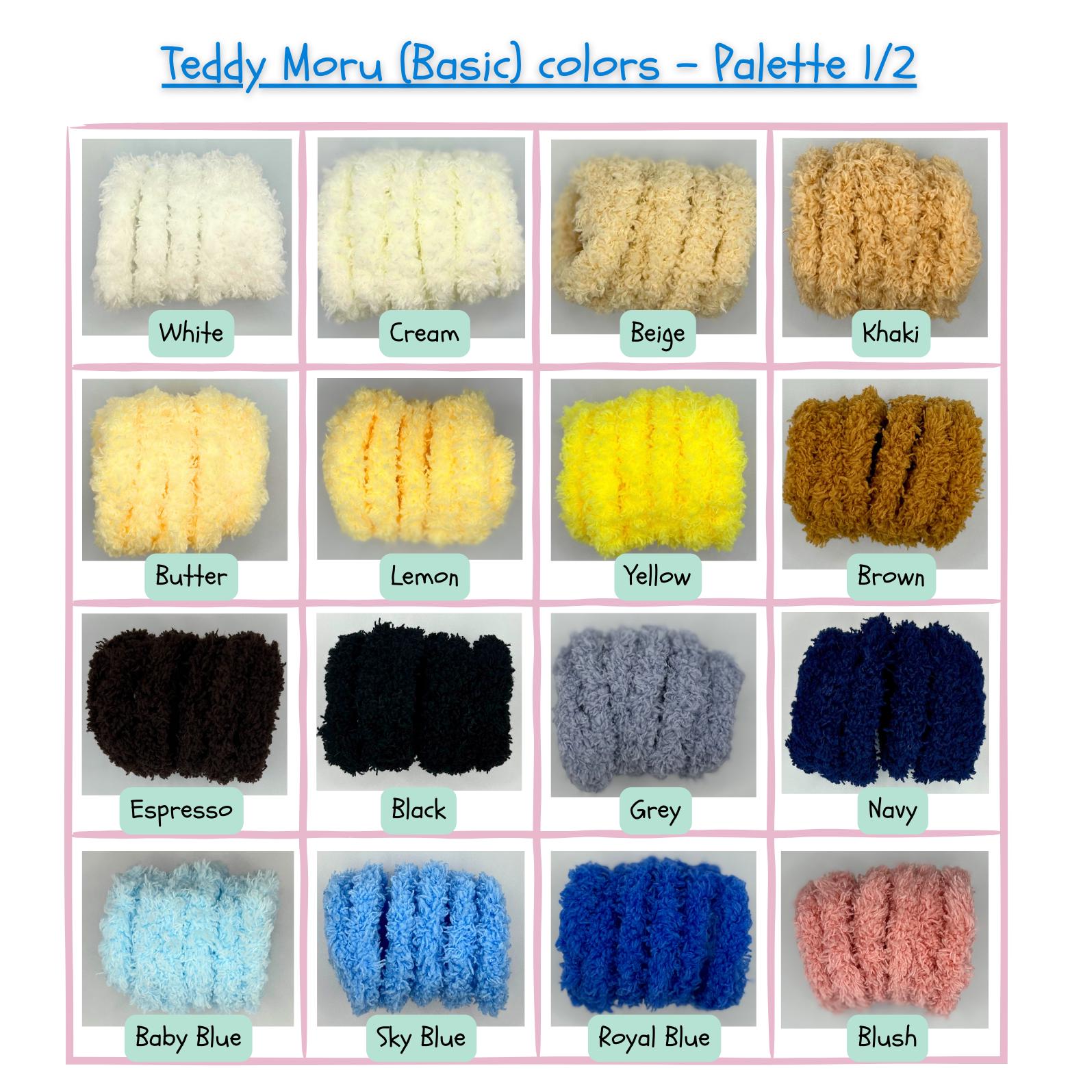 Teddy Moru. Soft Teddy Fur Wrapped Pipe Cleaner, 39" L X 3/4" W, Long ...