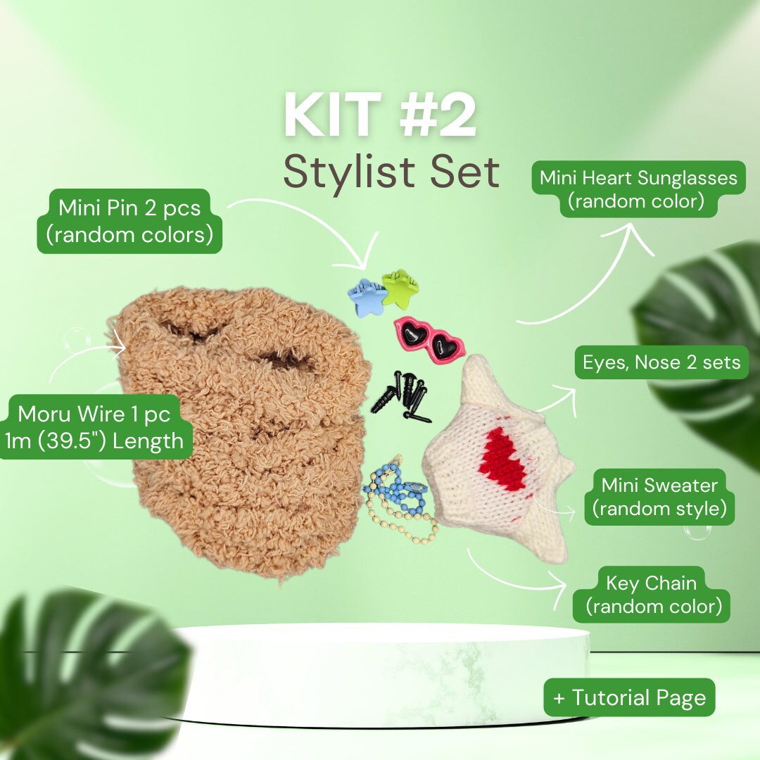 Moru Wire Kit 2 Stylist Set DIY Fur Wrapped Pipe Cleaners Kit With More ...