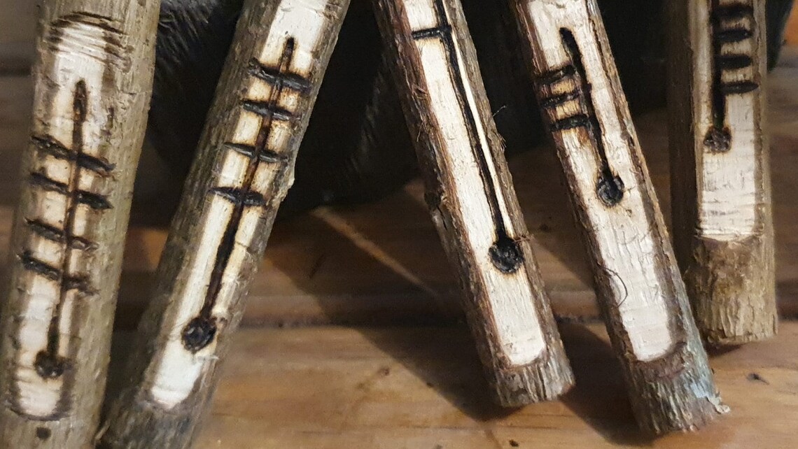 Ogham Staves, Ancient Celtic Runes - Etsy