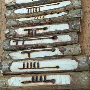 Ogham Staves, Ancient Celtic Runes - Etsy