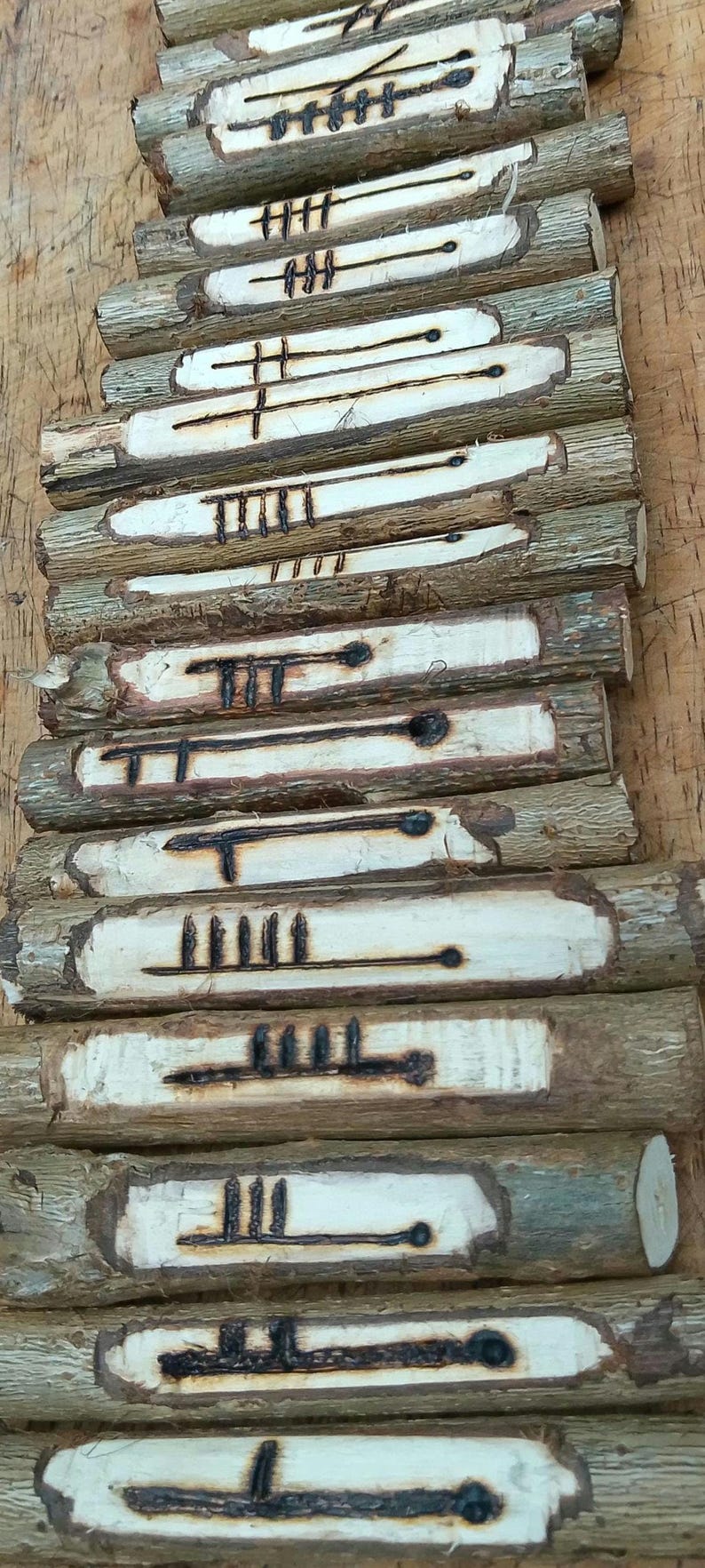 Ogham Staves, Ancient Celtic Runes - Etsy