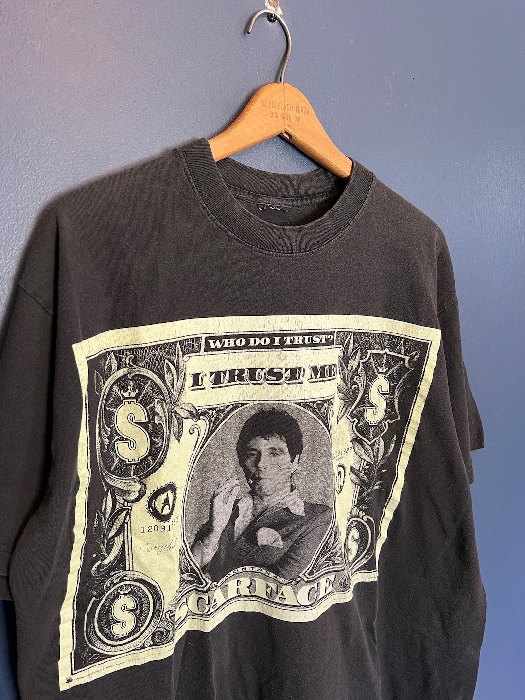 Vintage Y2K Scarface Tony Montana Dollar Bill Tee Size XL - Etsy