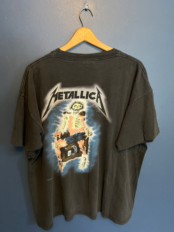 Vintage 1989 Metallica Ride The Lightning Band Tee Si… - Gem