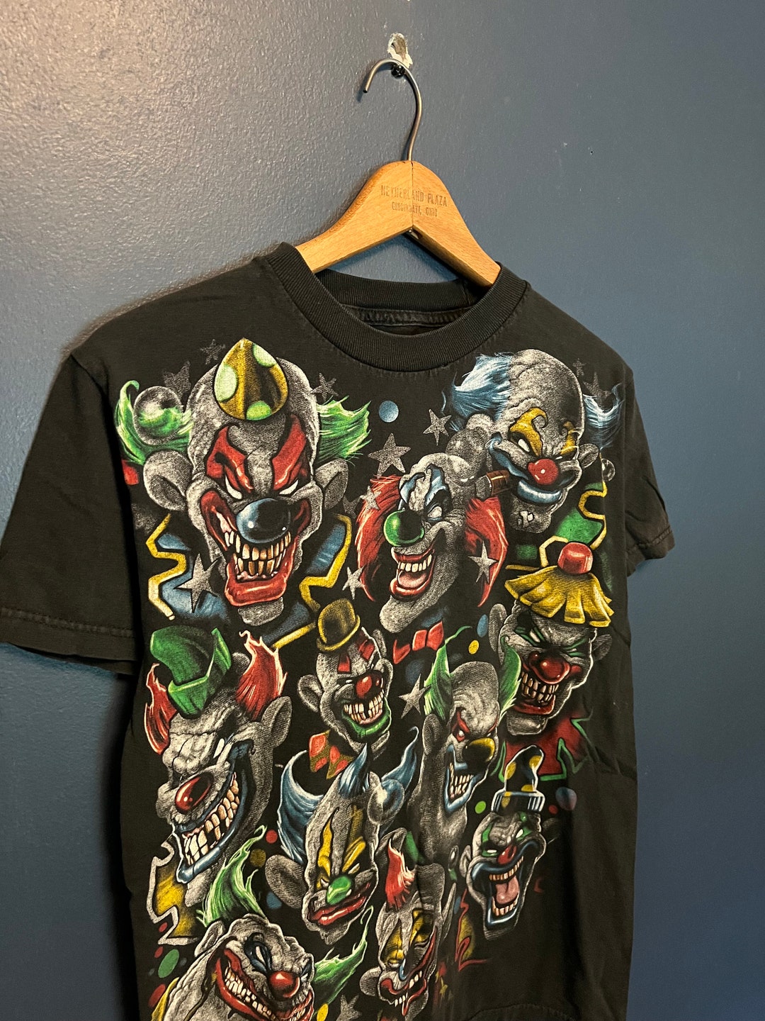 Vintage Y2K Graphic Clowns Art Graphic Tee Size Small - Etsy