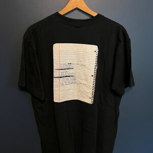 Vintage Y2K Kurt Cobain Nirvana Note Page Tee Size M/L - Etsy