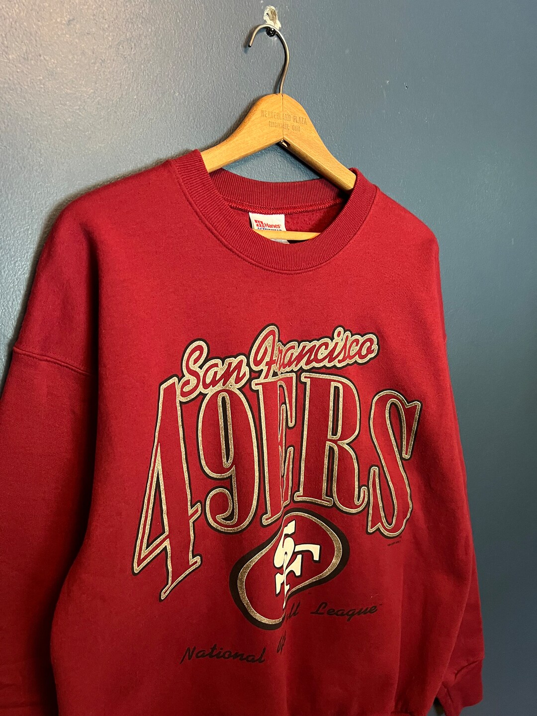 Vintage 90s San Fransisco 49ers Football Crewneck Large - Etsy