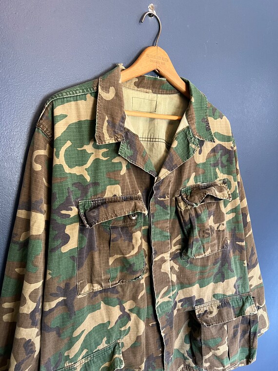 Vintage 80’s USMC Woodland Camo Field Jacket Size M/L - Gem
