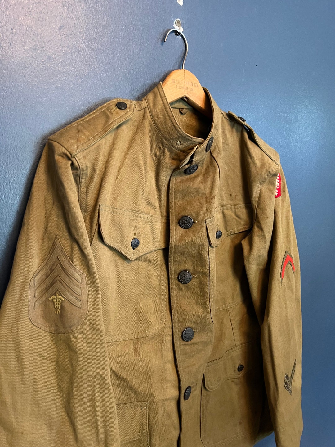 Vintage World War 1 US Army Medic Summer Cotton Tunic Jacket Size Small/medium - Etsy