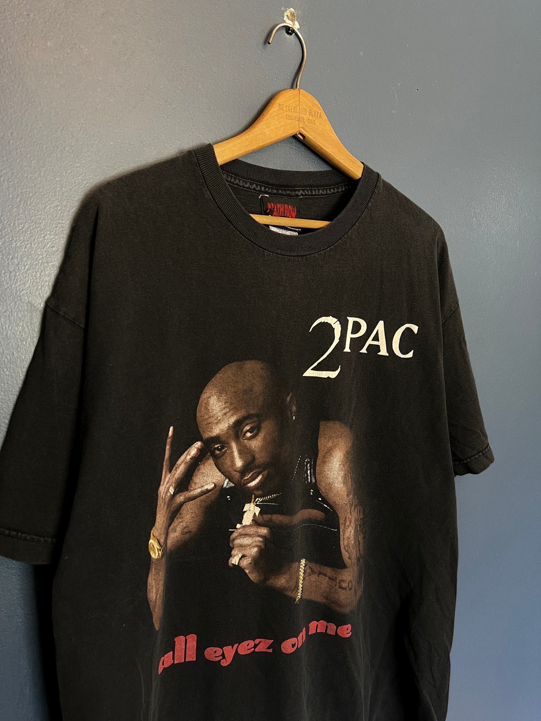 Vintage Y2K Death Row Records 2pac All Eyez on Me Rap Tee Size XL ...