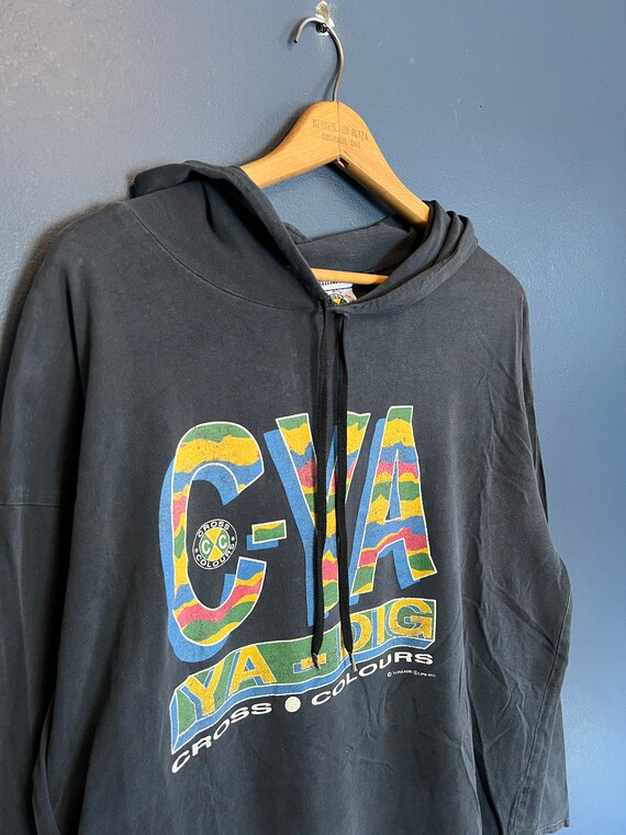 Vintage cross colours hoodie - Gem