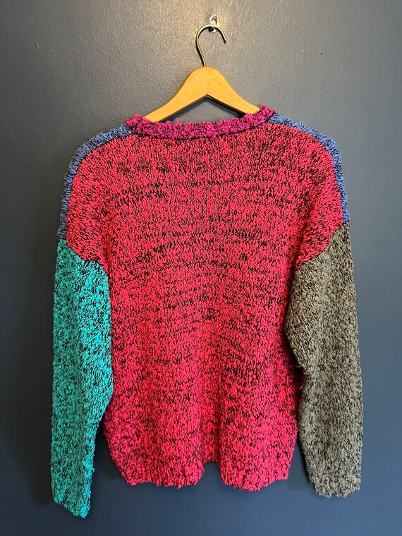 Vintage 90’s Gitano Knits Color Block Sweater Size La… - Gem