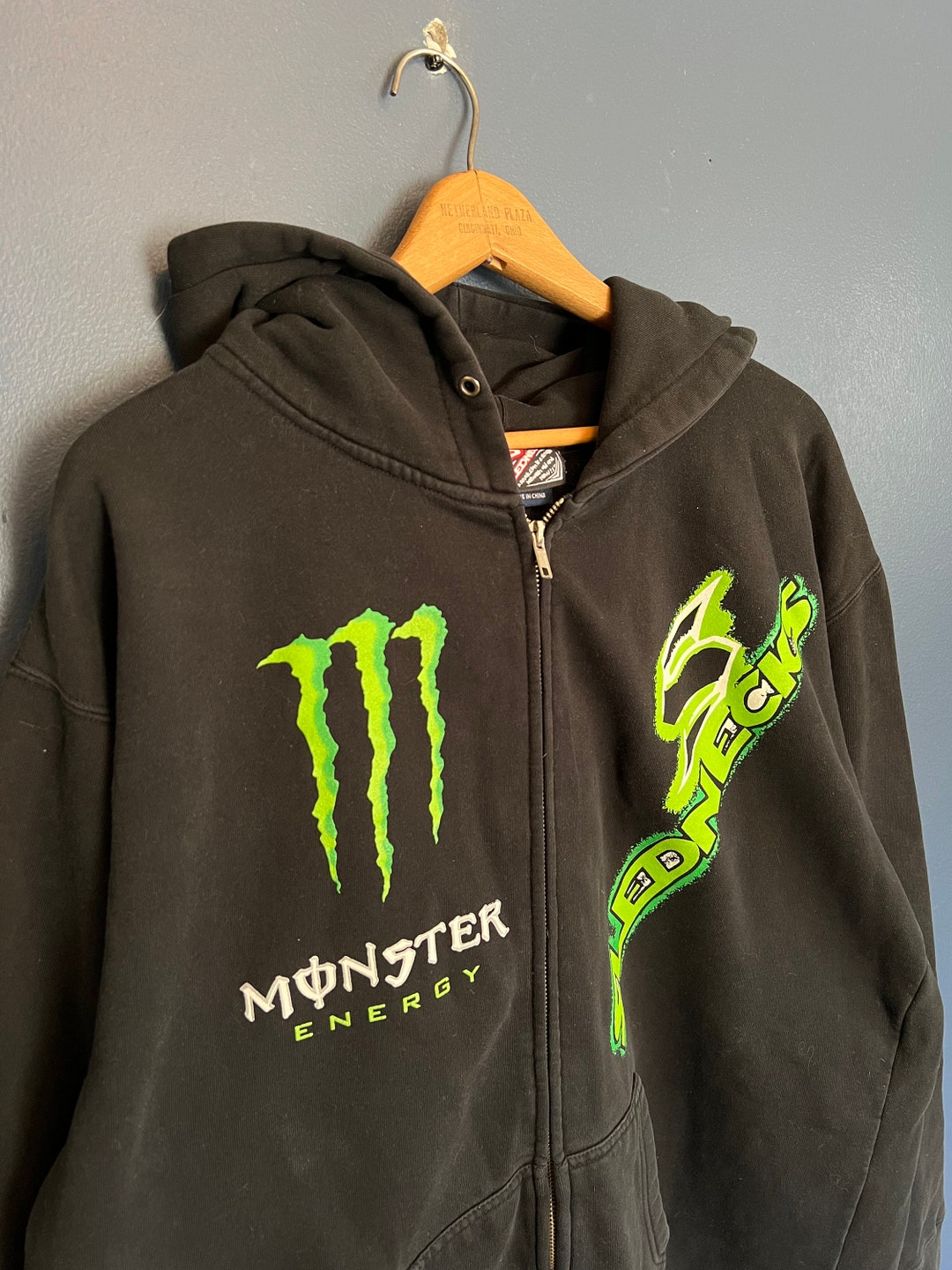 Vintage Y2K Monster Energy Slednecks Zip Hoodie Size Large - Etsy