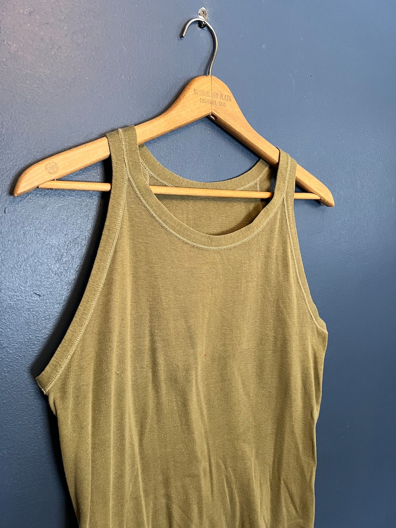 Vintage 40s World War 2 US Army Olive Green Tank Top Size 34 - Etsy