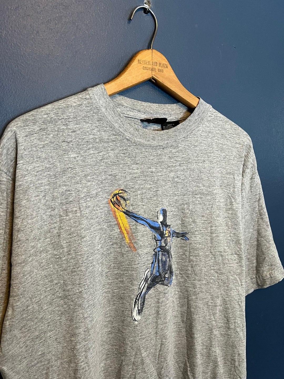 Vintage Y2K Starter Basketball Tee Size Medium - Etsy