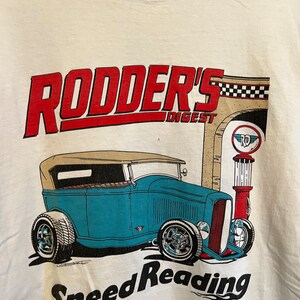 Vintage 90s Rodders Digest Hot Rod Magazine Tee Size L/XL - Etsy