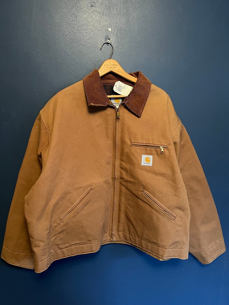 Brand New Vintage 90s Carhartt Detroit Blanket Lined Jacket Size XXL - Etsy