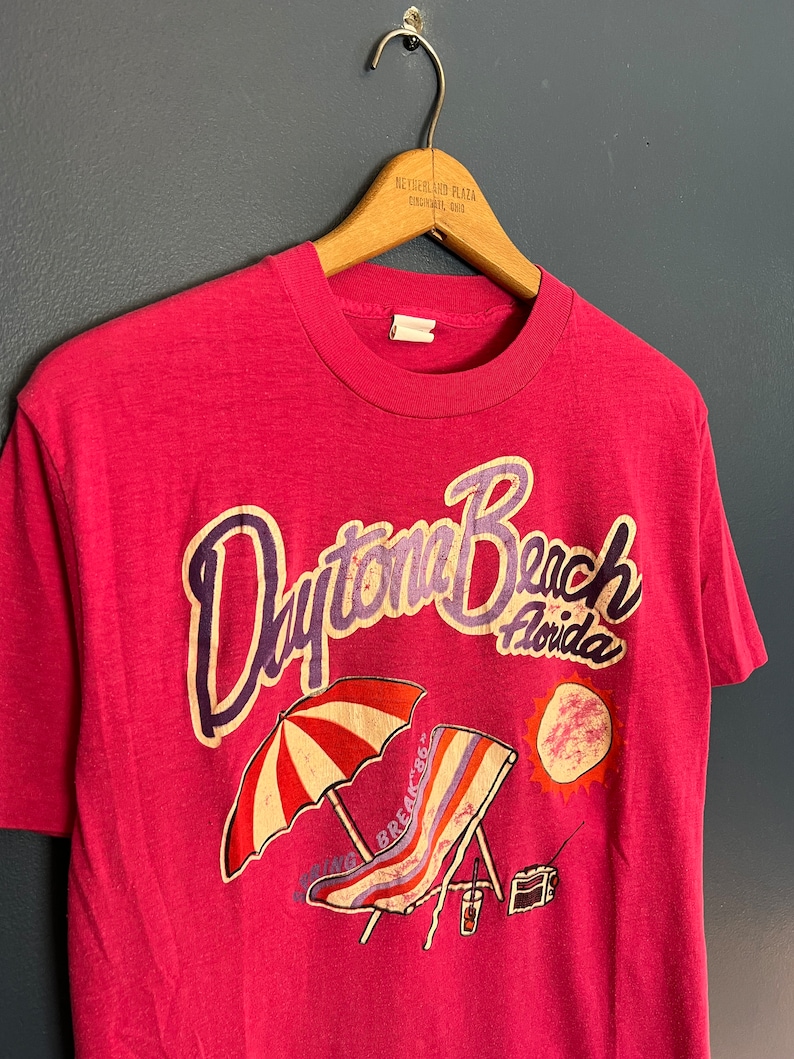 Vintage 80s Daytona Beach Florida Spring Break Tee Size - Etsy