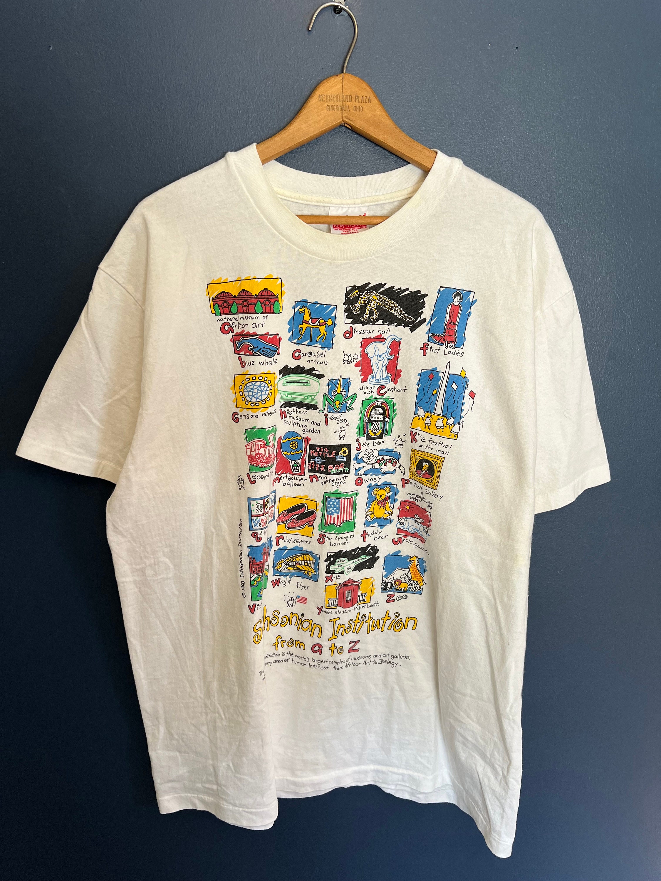 Vintage 90s the Smithsonian Institution Tee Size XL - Etsy