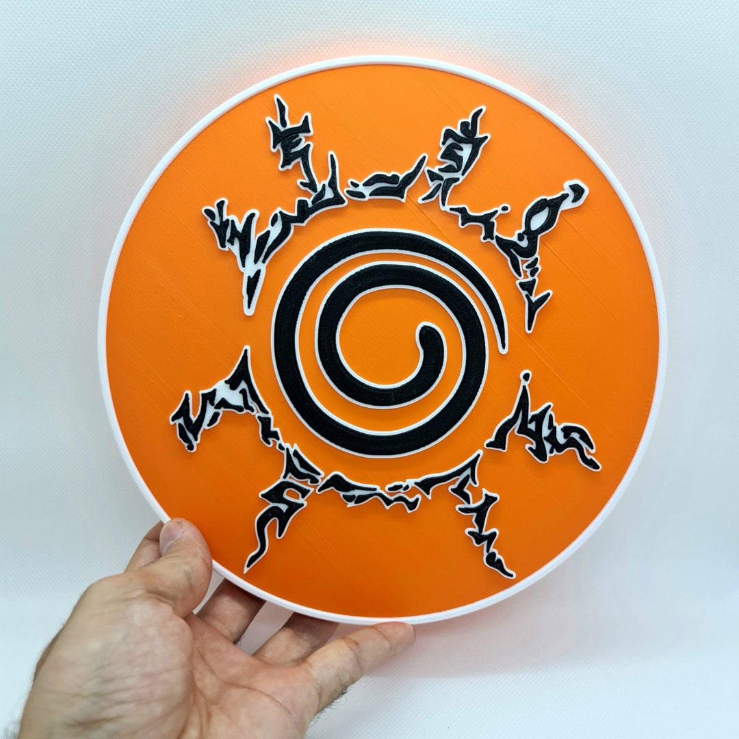 Logo 3D Del Sello De Kyubi Naruto - Etsy