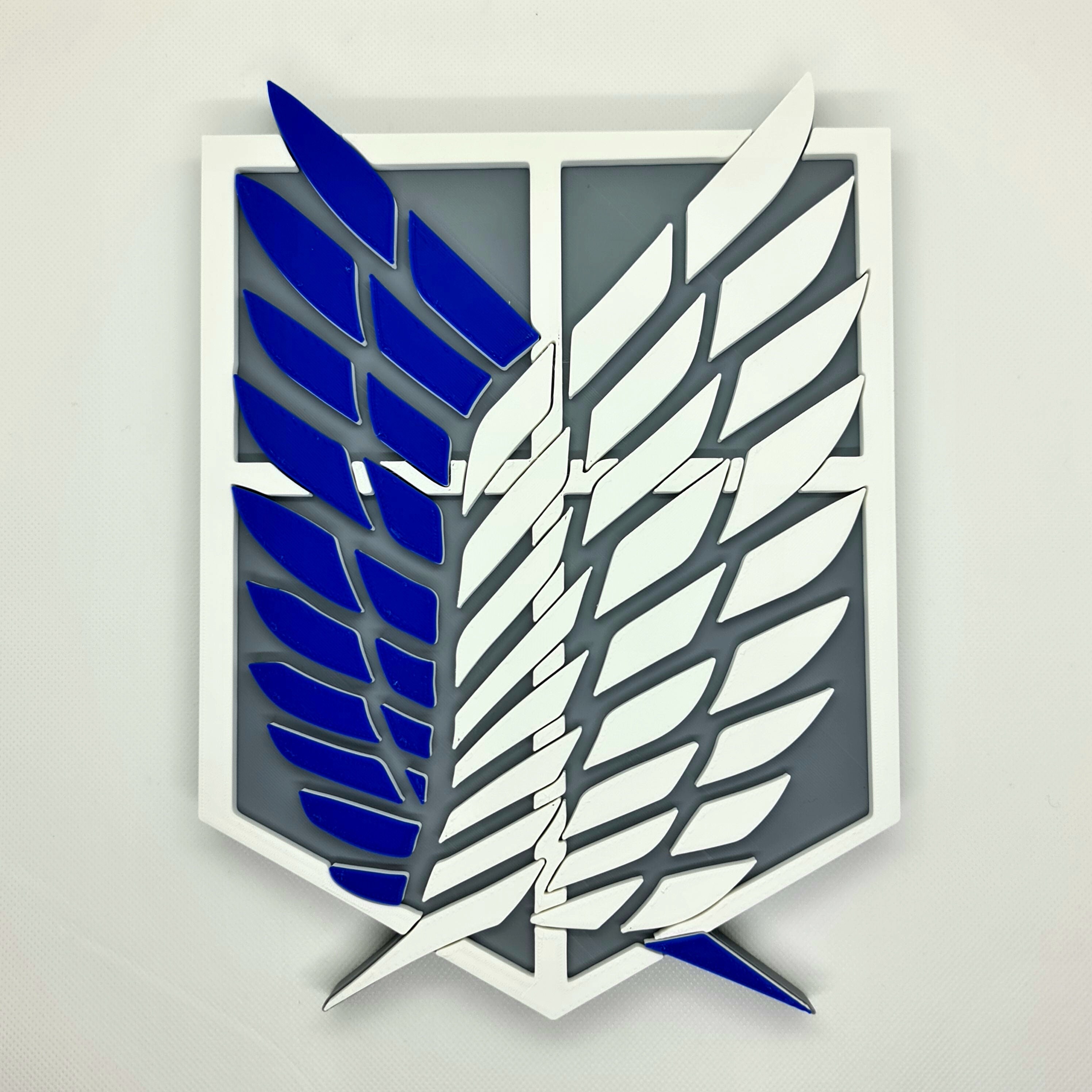 3D Logo Shingeki No Kyojin Exploration Corps Attack on - Etsy