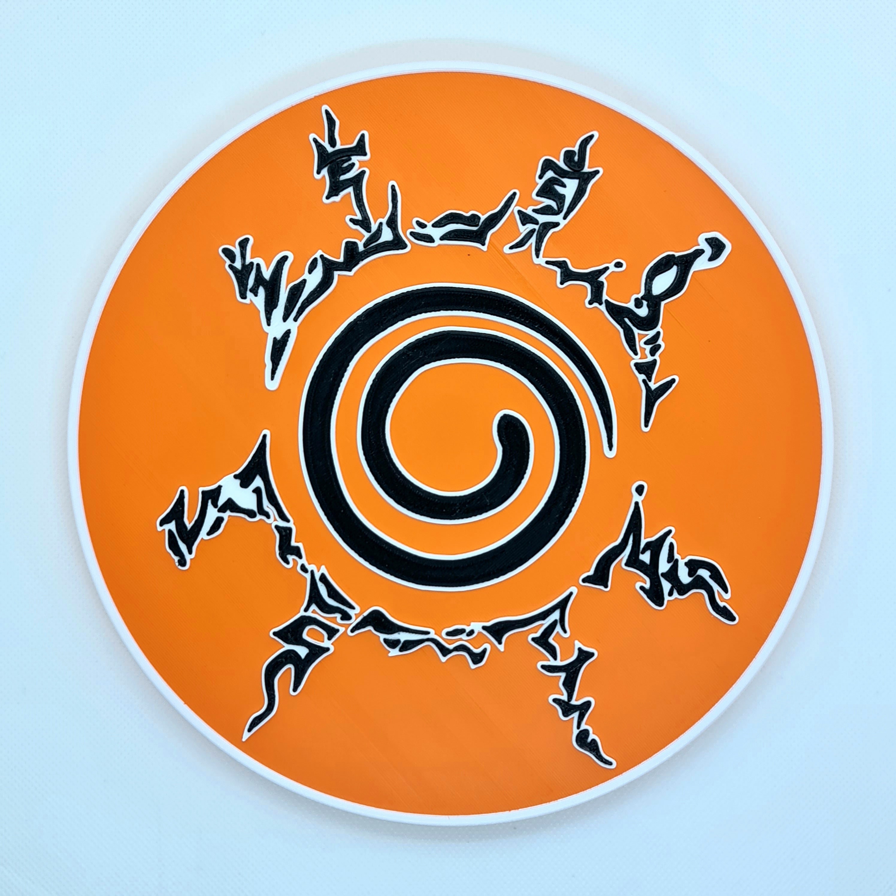 Logo 3D Del Sello De Kyubi Naruto - Etsy