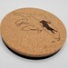 Custom Engraved Florida Themed Cork Coasters With Stained Wood Bottom ...