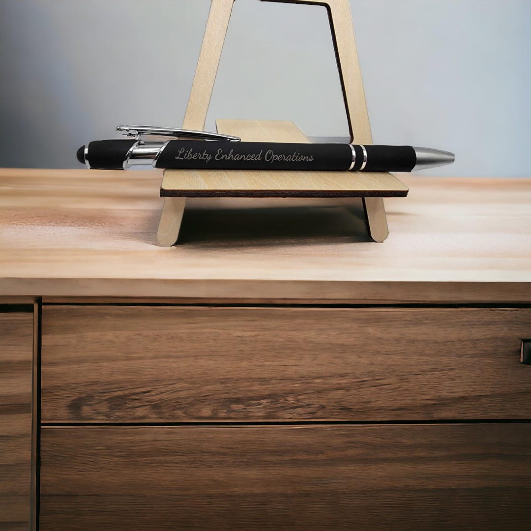 Custom Engraved Metal Pens With Stylus on Top - Etsy