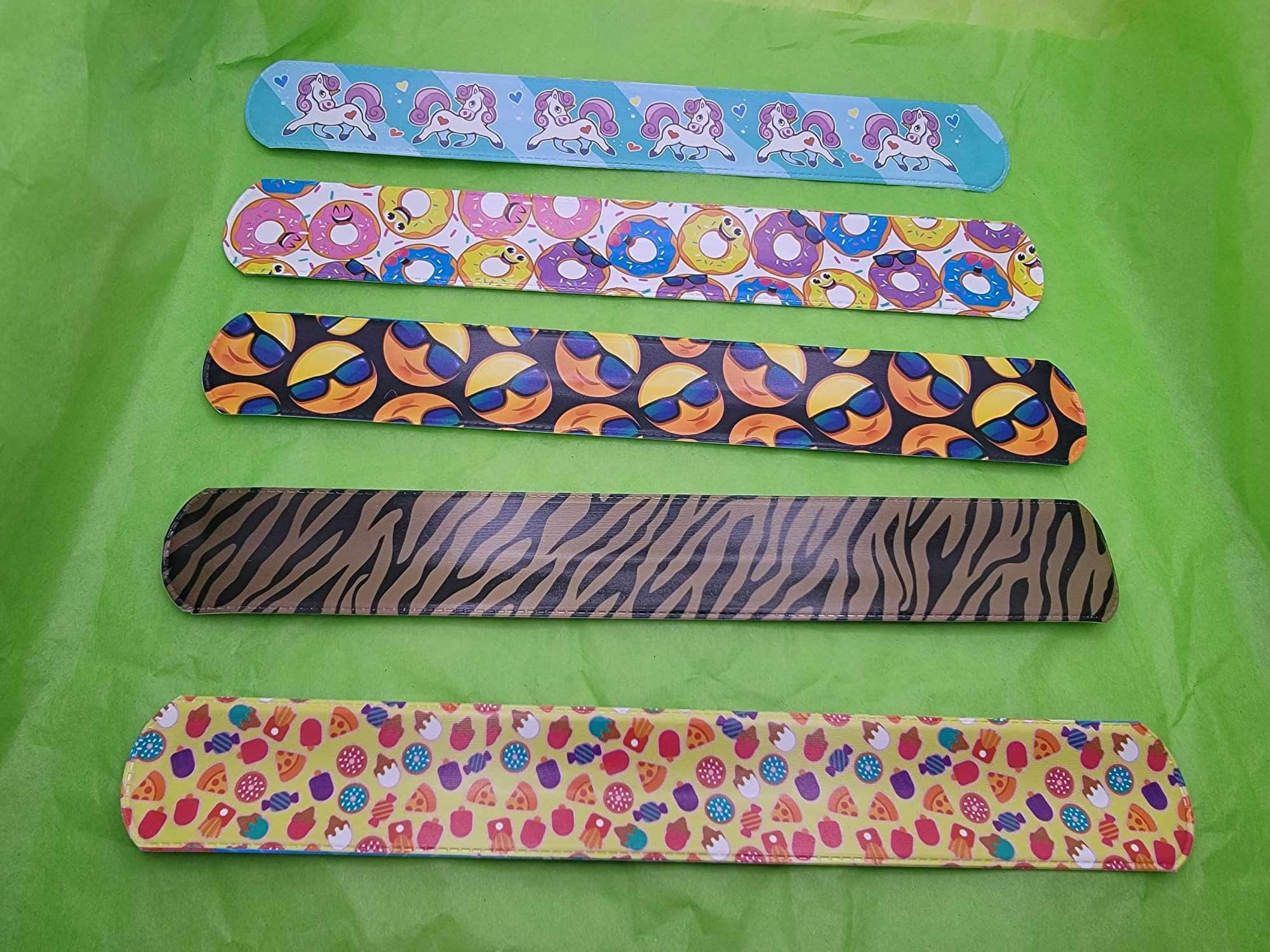 Custom Slap Bracelet Birthday Party Favors With Cute Sayings - Etsy