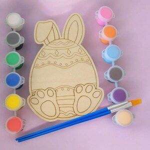 Wooden Easter Paint Kit/ Easter Basket/ Easter Gifts - Etsy