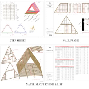 Modern A-frame House Plan: 2 Bedroom, 30x42 (PDF Download) - Etsy