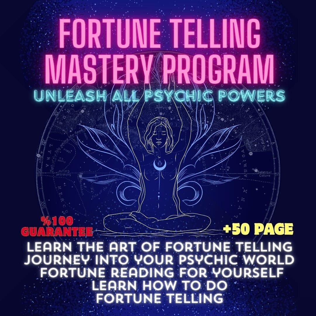 Fortune Telling Mastery Program, Unleash All Psychic Powers Learn ...